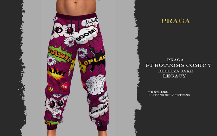 Second Life Marketplace - Praga PJ bottoms - comic 7